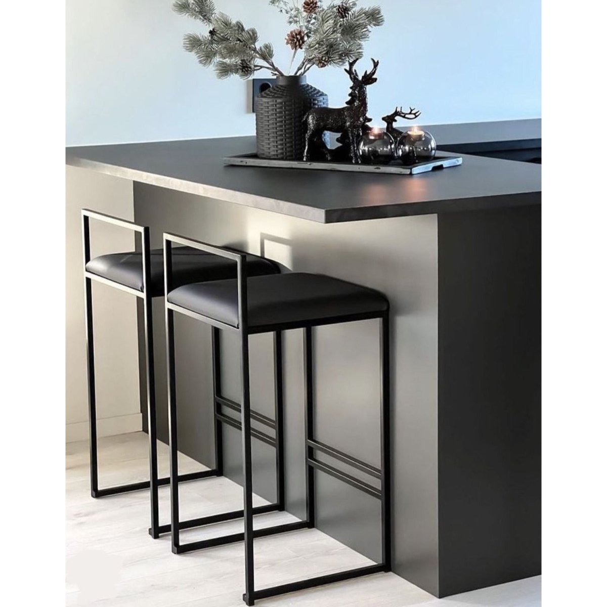 BANCO ALTO PARA BARRA ESTILO INDUSTRIAL 500 – BA STUDIO